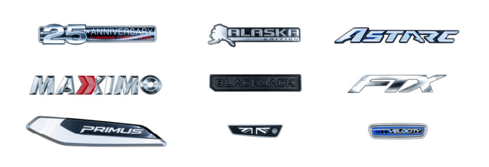 Kromex® - 3D emblems technology